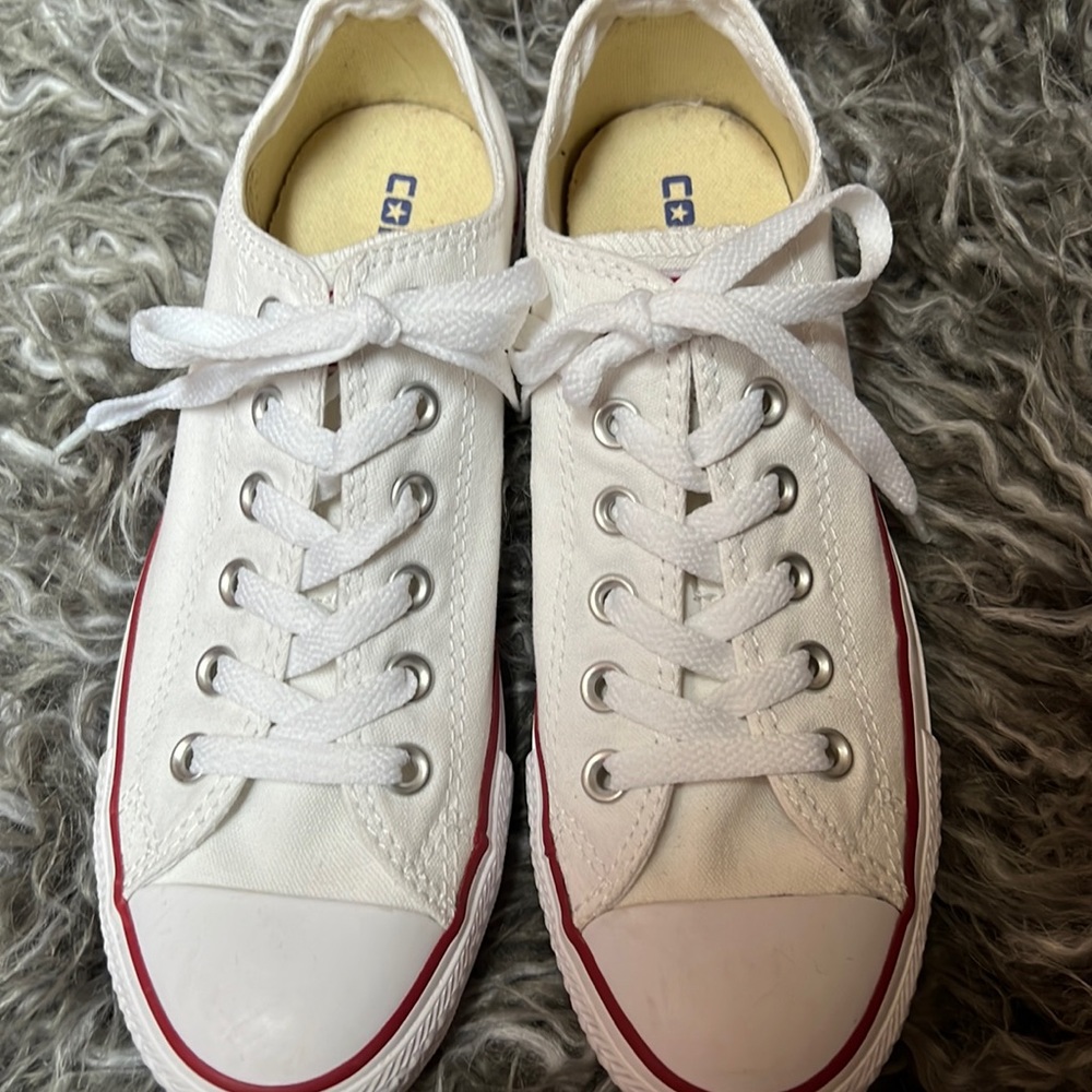 Classic Converse All Star White Sneakers Tennis Shoes… - Gem
